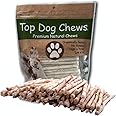 Amazon.com : Top Dog Chews - All Natural Rawhide Dog Twists (100 Pack ...