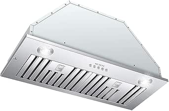 Amazon.com: MCBON Range Hood Insert 30 inch, Vent Hood Insert, Range ...