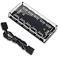 Amazon.com: HATMINI 12V 4Pin RGB LED Hub，11 Way 12V 4 Pin RGB Splitter ...