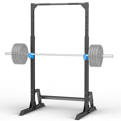 ULTRA FUEGO Adjustable Squat Rack Power Cage with Pull up Bar, Power ...