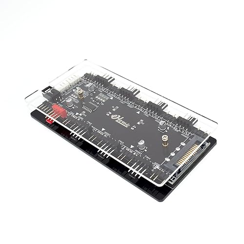 iHTP RGB Convertor 5V ADD-RGB to 12V ARGB Transfer Hub Control 4PWM Fan ...