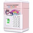 Amazon.com : KMiKE Electronic Cat Piggy Bank for Kids Cash Cartoon ATM Money Saver Bank for Kids ...