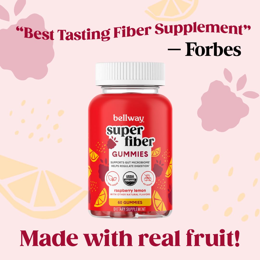 Mua Bellway Super Fiber Gummies for Adults (5 Pack) - Sugar Free ...