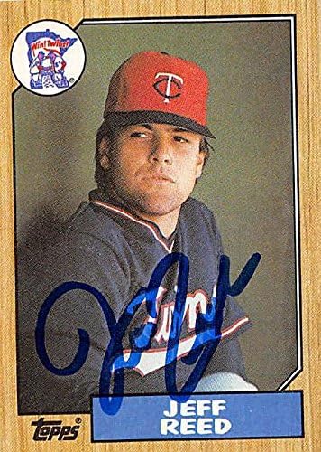 Jeff Reed autographed Baseball Card (Minnesota Twins) 1987 Topps #247 ...