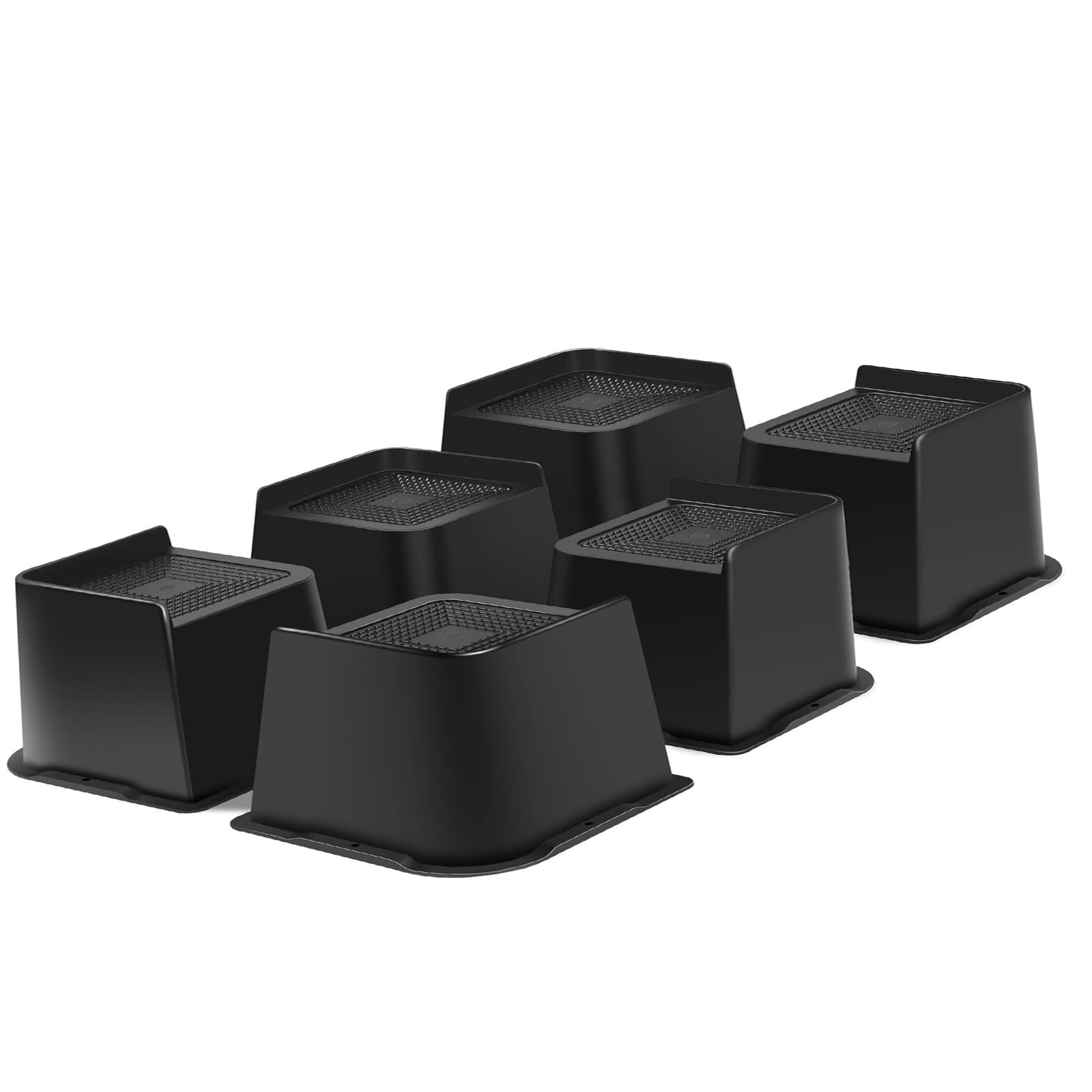 MYMULIKE Bed Risers Heavy Duty, Oversized Furniture Risers, Support Up ...