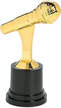 Amazon.com: Bulk Microphone Trophy (set of 12 awards): Toys & Games