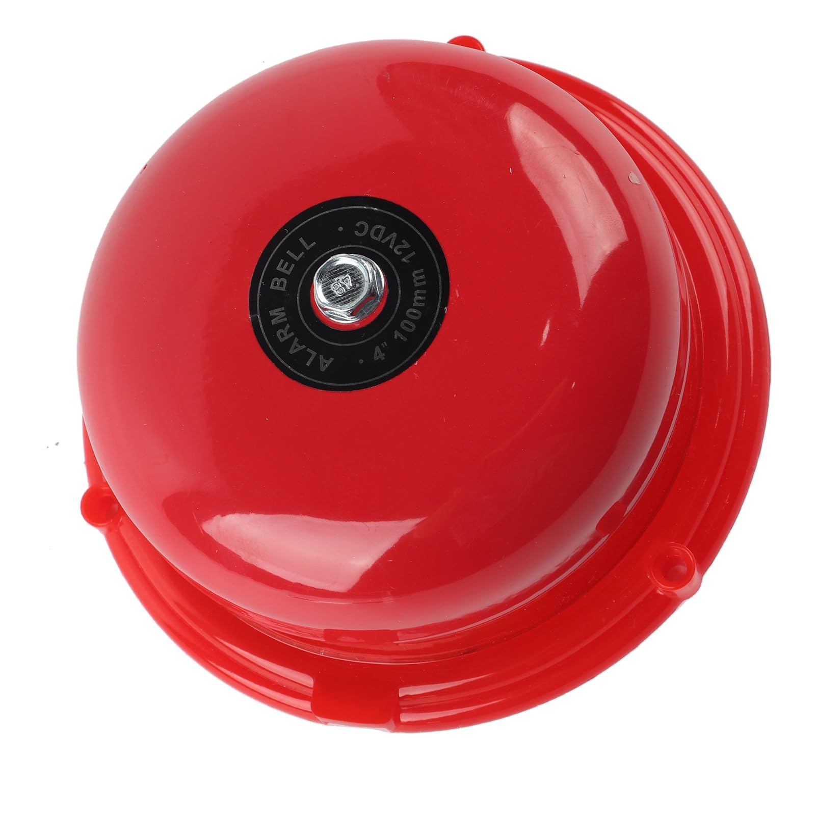 Fire Alarm Bell,12V Dc Bell 4 Inches Metal Fire Control, 100Db Internal ...