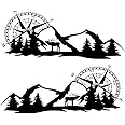 Amazon.com - TOTMOX Mountain Car Stickers and Decals Vinyl Car Decals ...