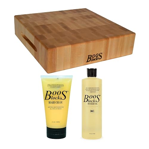 John Boos Block CCB183-S Classic Reversible Maple Wood End Grain ...