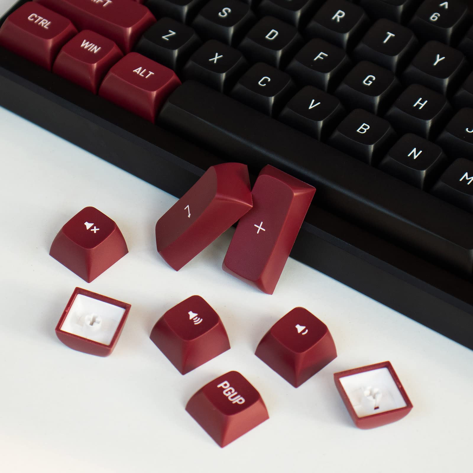 Mua mintcaps Black Red Keycaps Set 150 Keys MSA Profile Doubleshot ...