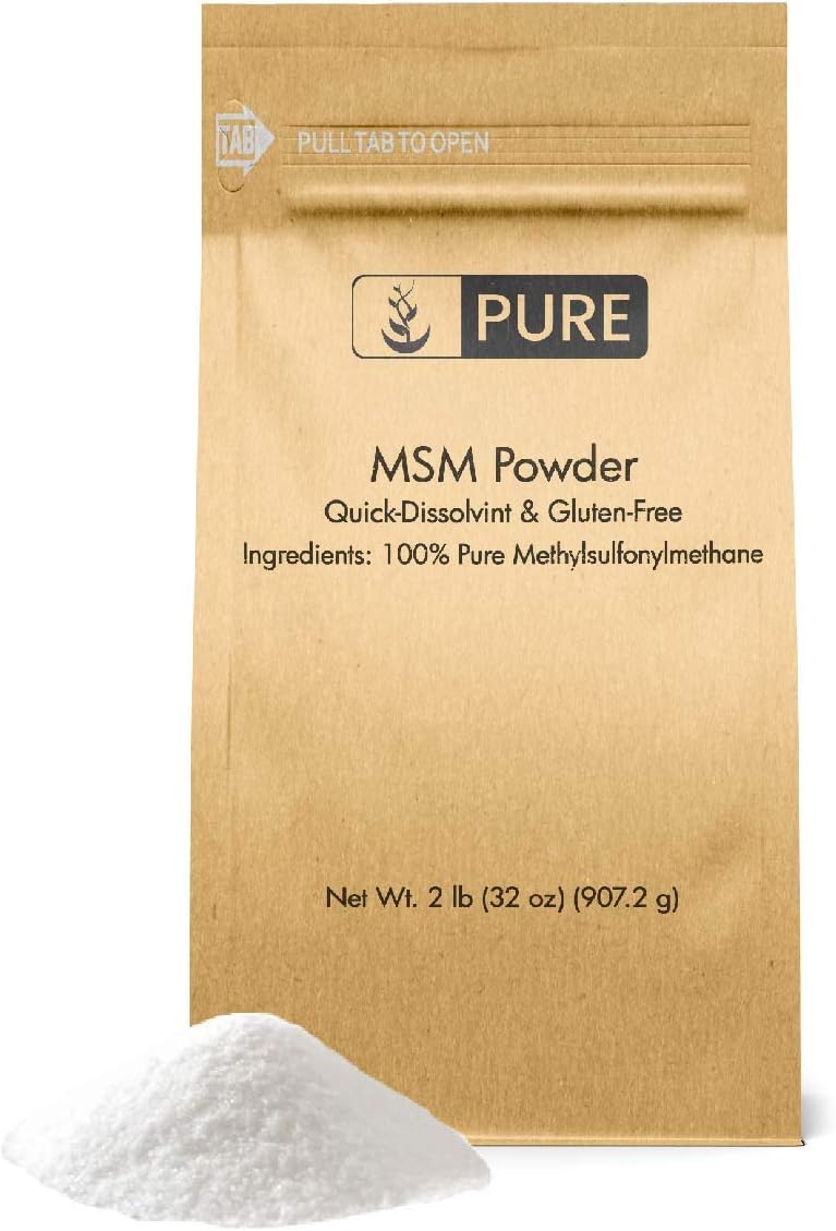 Amazon.com: Pure Organic Ingredients Methylsulfonylmethane MSM Powder ...
