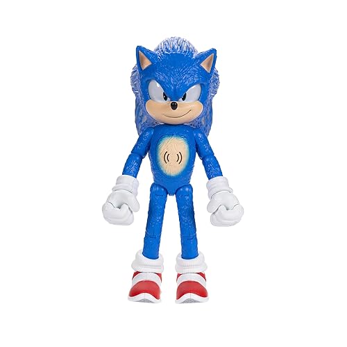 Sonic The Hedgehog 3 Ultimate Talking Sonic 12-Inch Figure, Features 30 ...