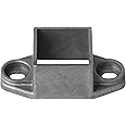 10 Pack 1-1/2" x 1-1/2" Square Post Flange Base, Aluminum Floor Mount ...