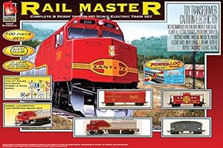 Life-Like Trains HO Scale Rail Master Electric Train Set | Amazon price ...