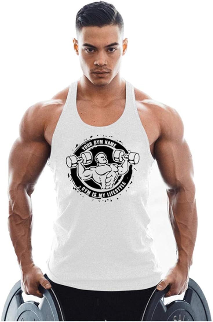 Herren Bodybuilding Stringer Tank Top Weight-Training für Training Gym ...