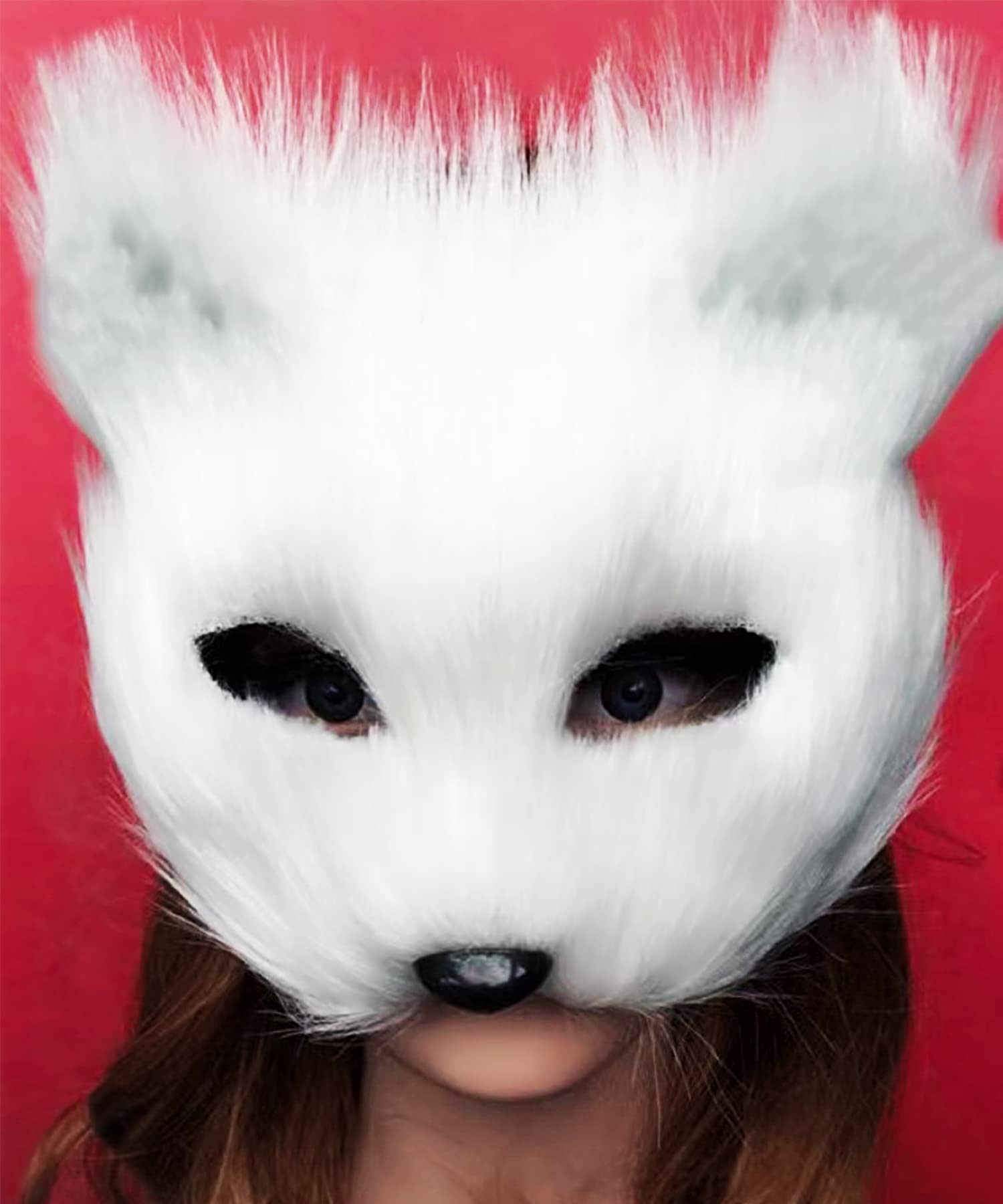 Mua Therian Mask and Tail for Girl Furry Cat Fox Wolf Mask Therian for ...
