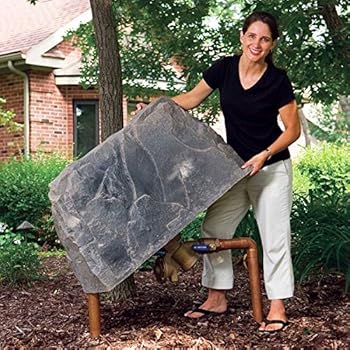 Amazon.com : Dekorra Fake Rock Backflow Cover Model 110 Riverbed ...