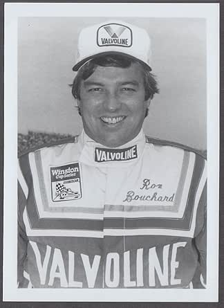 NASCAR Valvoline Driver Ron Bouchard head shot photo 1980s at Amazon's ...
