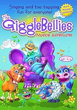 Amazon.com: The GiggleBellies Musical Adventures Digital DVD Volume 1 ...