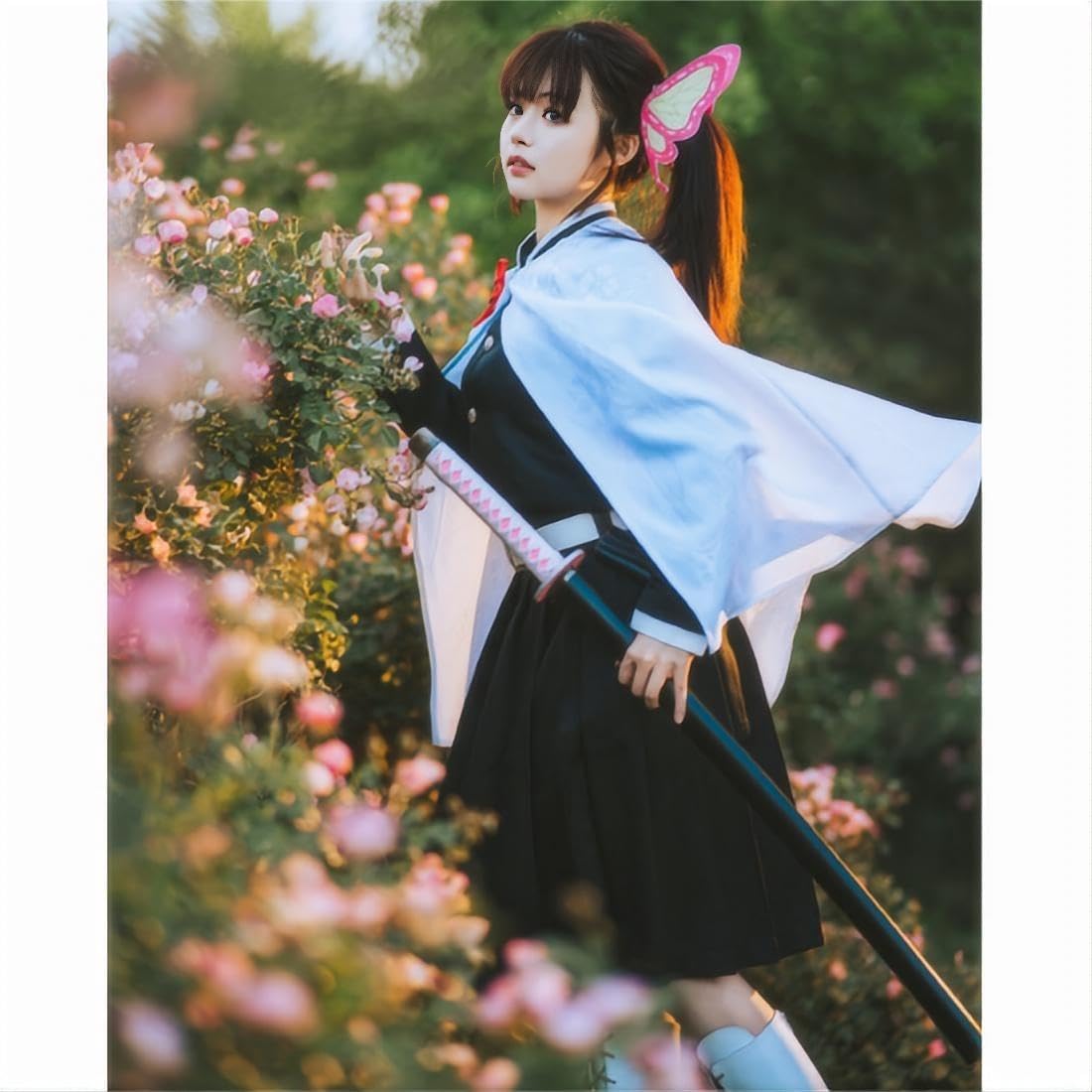 Mua Womens Cosplay Costume Anime Kamado Tsuyuri Shinobu Mitsuri Cosplay ...