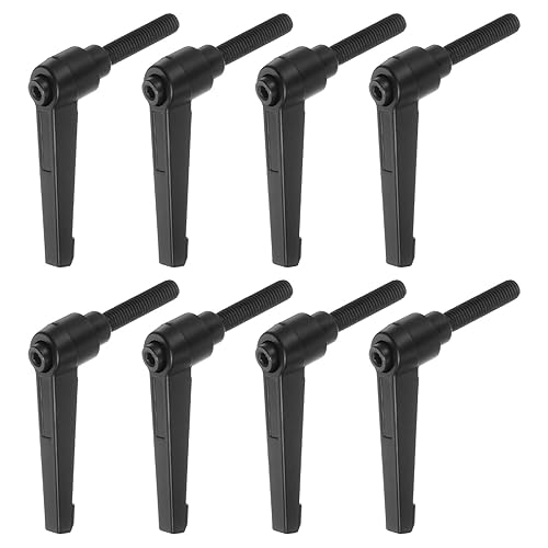 HARFINGTON 8pcs Adjustable Clamping Lever Handles M8 x 40mm Male Thread ...