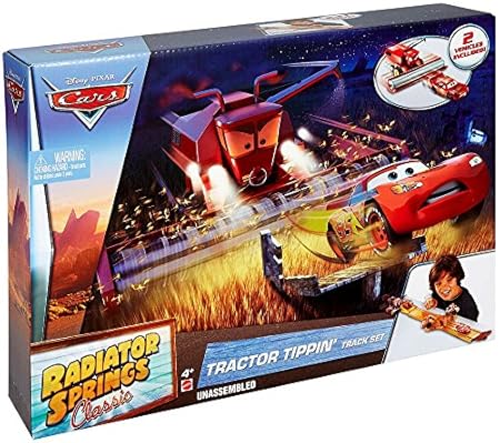 Cars Radiator Springs Tractor Tippin Track Set: Amazon.co.uk: Toys & Games