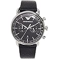 Amazon.com: Emporio Armani Men's Chronograph Stainless Steel Watch ...