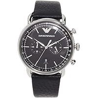 Amazon.com: Emporio Armani Men's Chronograph Stainless Steel Watch ...