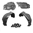 Amazon.com: Parts N Go Fender Liner & Engine Under Cover Set w/Clips ...