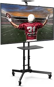 Amazon.com : Loctek P3B Universal Mobile TV Stand TV Cart with Height ...