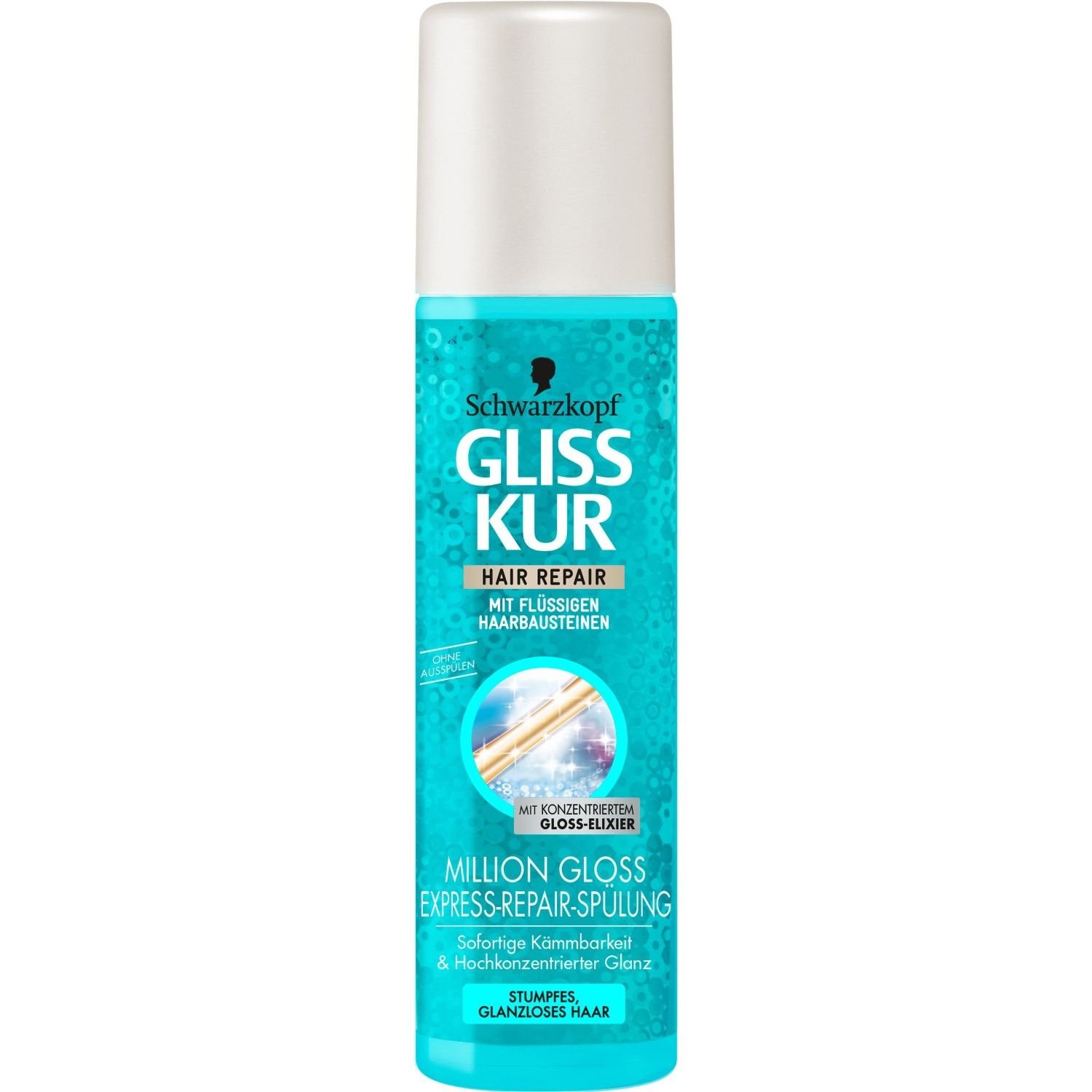 Amazon.com : Gliss Kur Liquid Silk Express Repair Conditioner -200ml ...