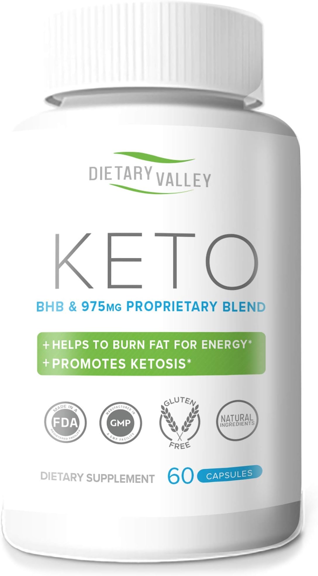 Dietary Valley Keto, GoBHB & 800MG Proprietary Blend, Burn Fat for ...