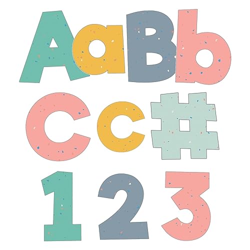 Carson Dellosa 219-Piece We Belong Cutout Letters, 4" Pastel Upper and ...