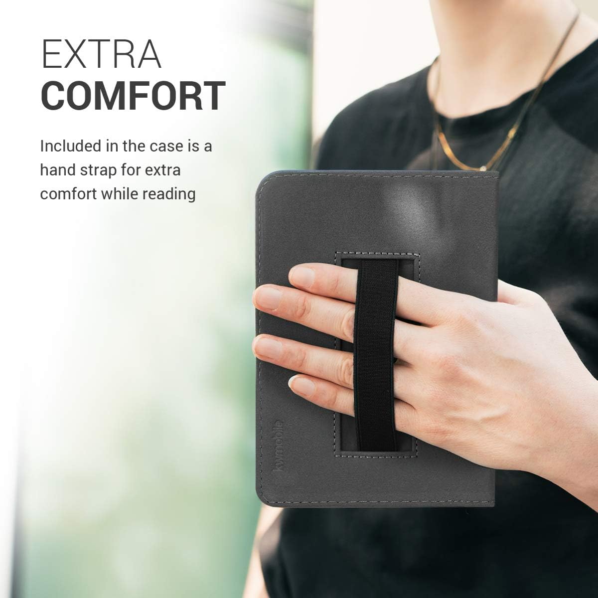 kwmobile Case Compatible with Kobo Clara HD – PU Leather Cover with ...