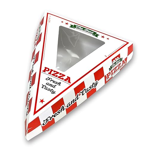 OlymPak Individual Pizza Slice Box | Disposable with Clear Window ...