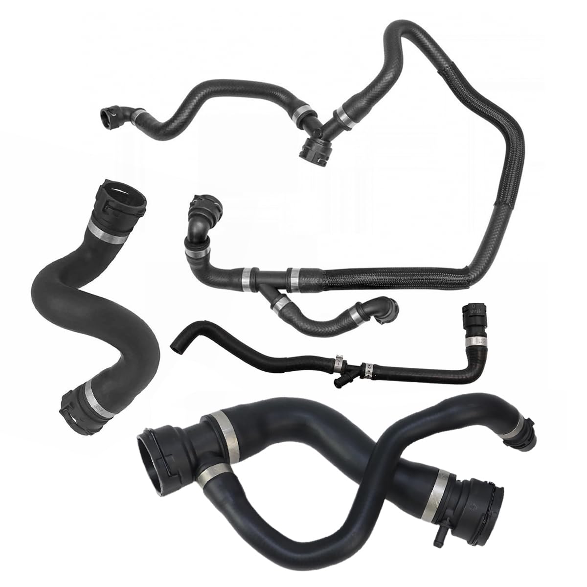 Upper Radiator Coolant Hose With Vent Hose Set of 4 Replace ...
