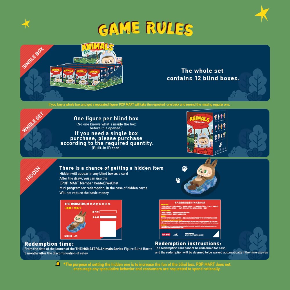 Mua POPMART LABUBU The Monsters Animal Series (Assorted Box) Figure ...