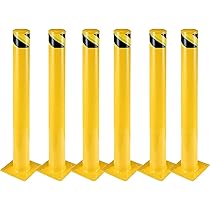 Crowd Control Barriers Safety Bollard Post, Steel Removable Traffic ...