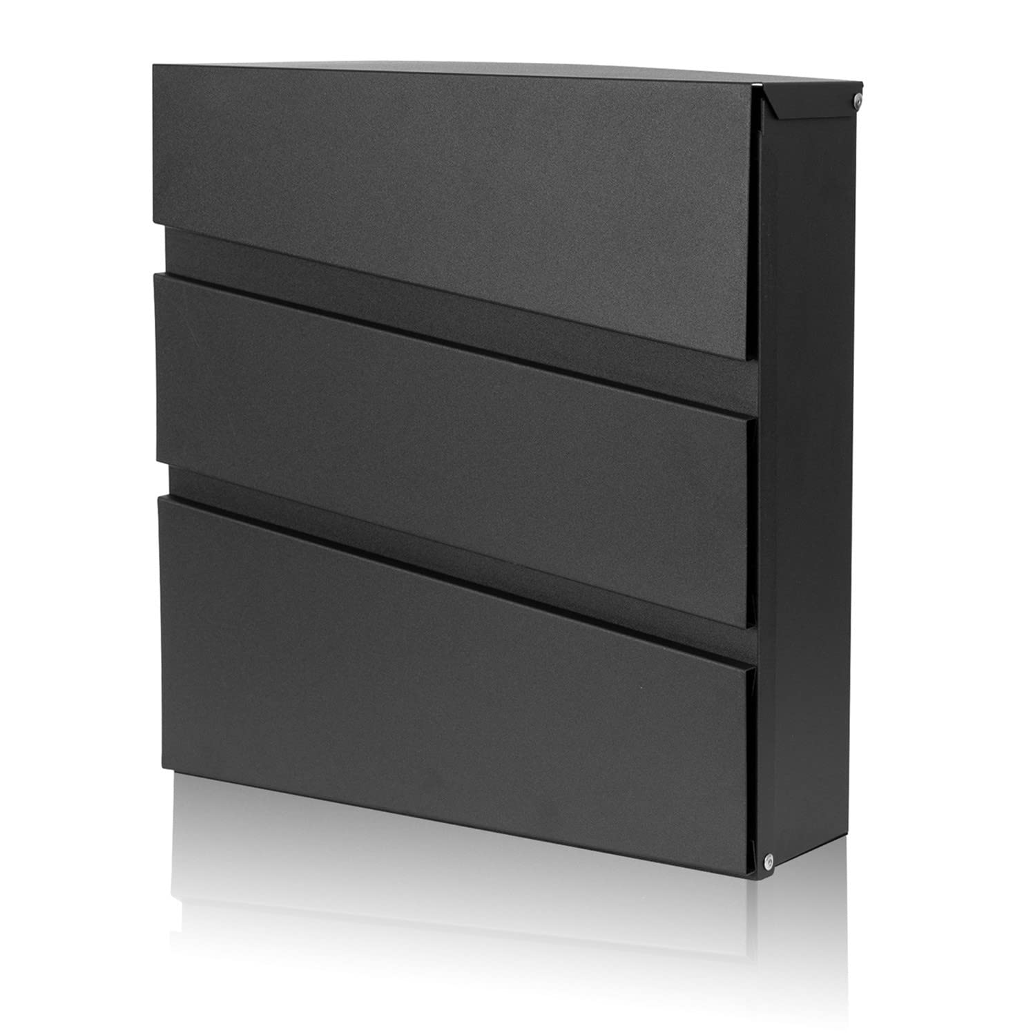 YOOBOX Wall-Mount Mailbox with Lock and Keys, Security Key Drop Box for ...