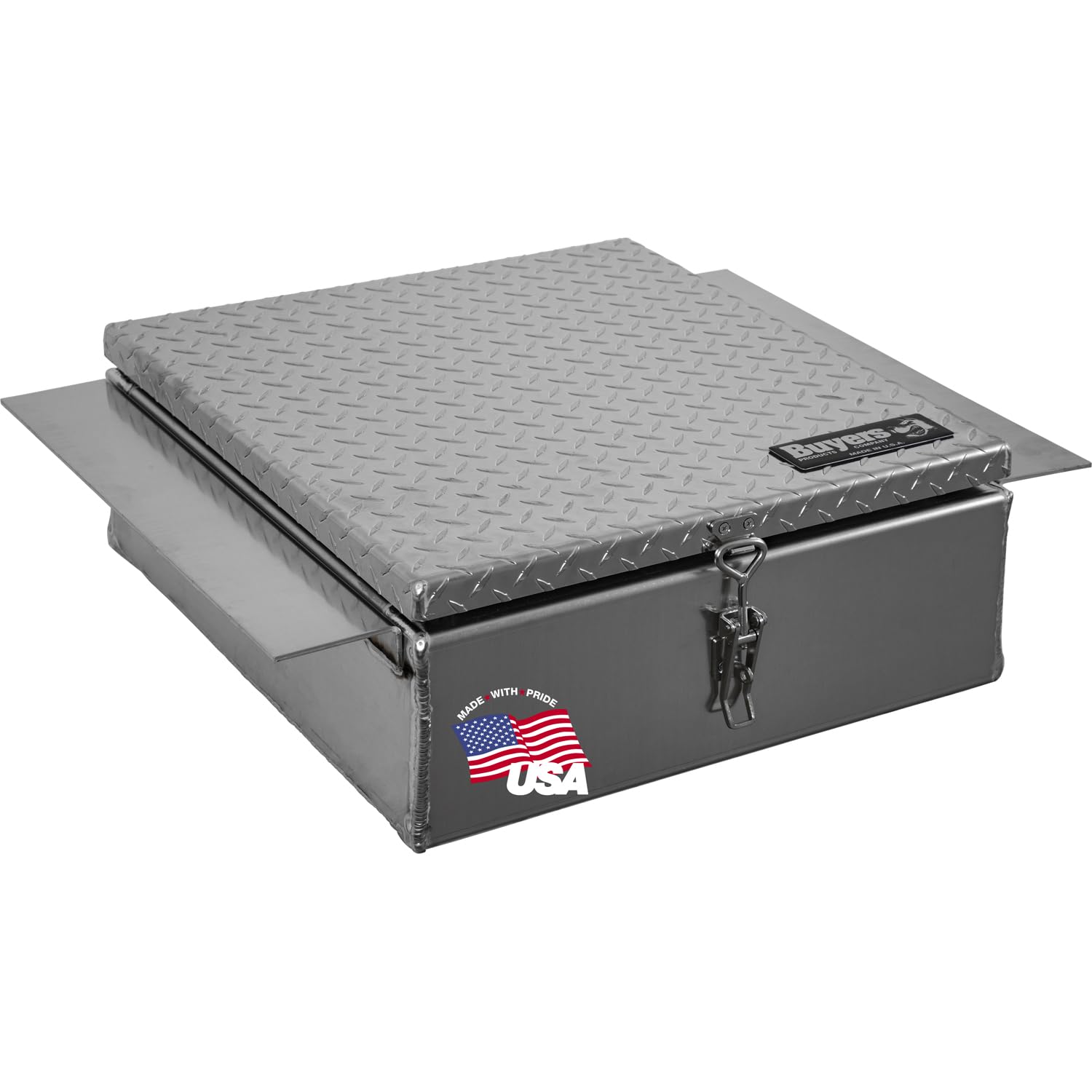 Buyers Products 1705384 Diamond Tread Aluminum In-Frame Truck Tool Box ...