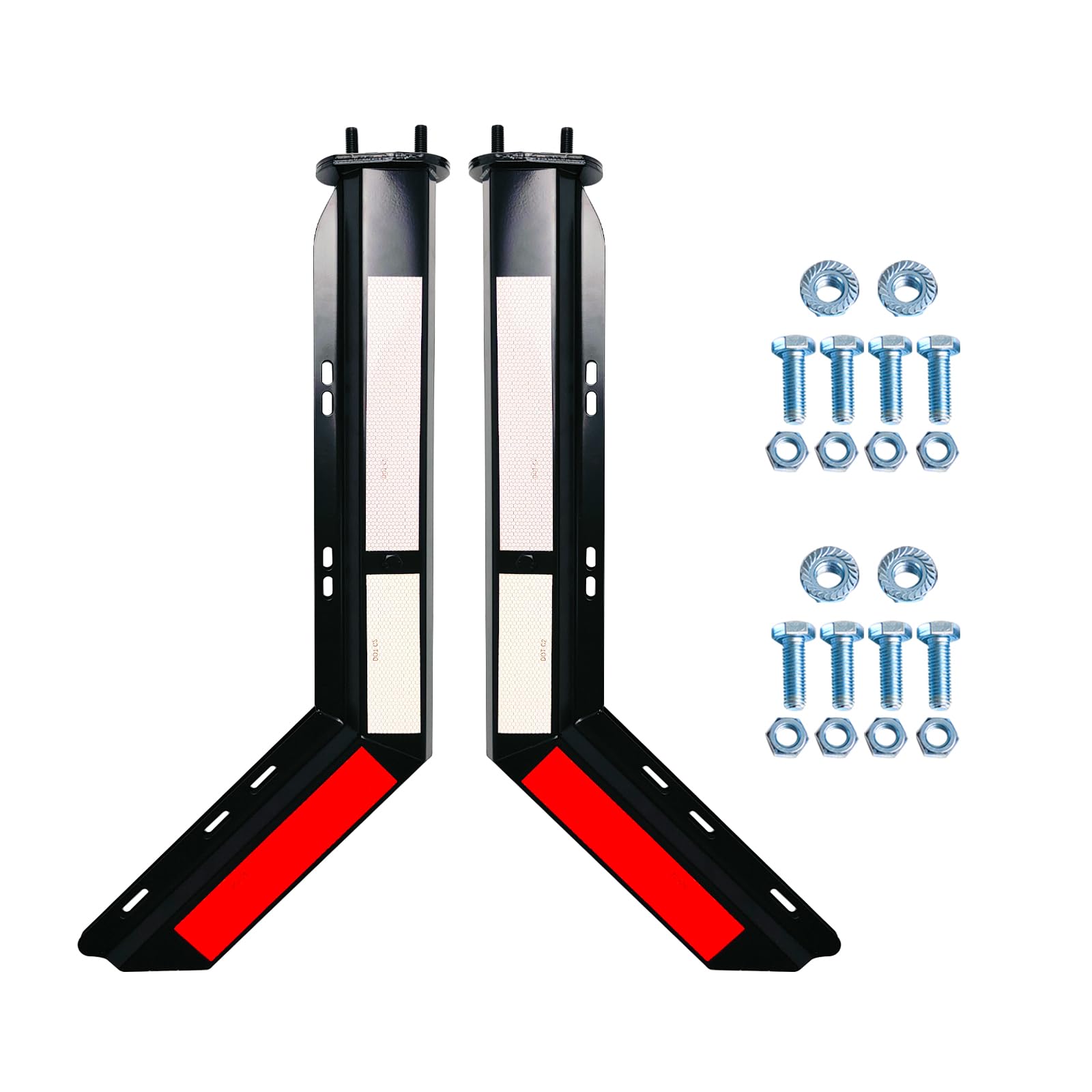 ANAQA 2 Pack Angled Mudflap Hangers Brackets Mud Flap Holder Mounting ...