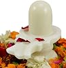 craftslook Indian White Pure Marble Shiva Linga 3.3 inch | Stone White ...