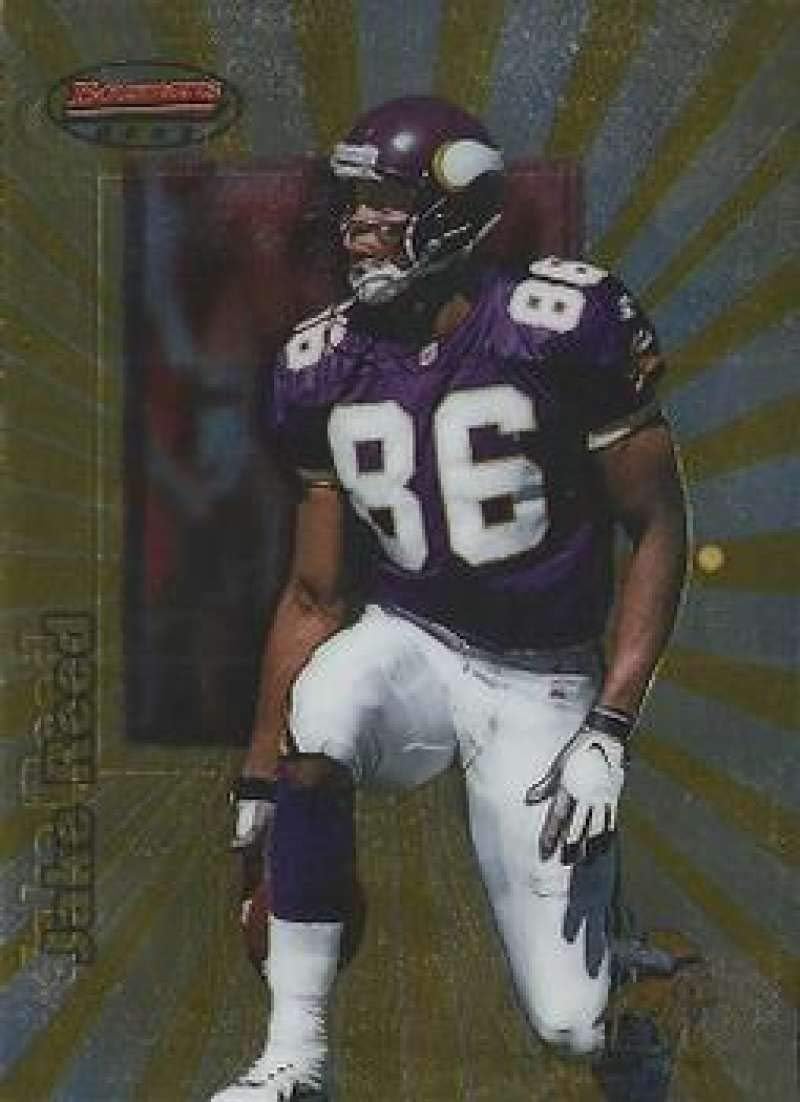 Amazon.com: 1998 Bowman's Best Football #58 Jake Reed Minnesota Vikings ...