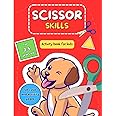 Scissor Skills Activity Book for Kids ages 3-5: Fun Cutting & Coloring ...