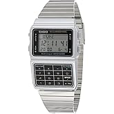 Amazon.com: Casio Men's Silver Tone 25 Memory Calculator Databank Watch ...
