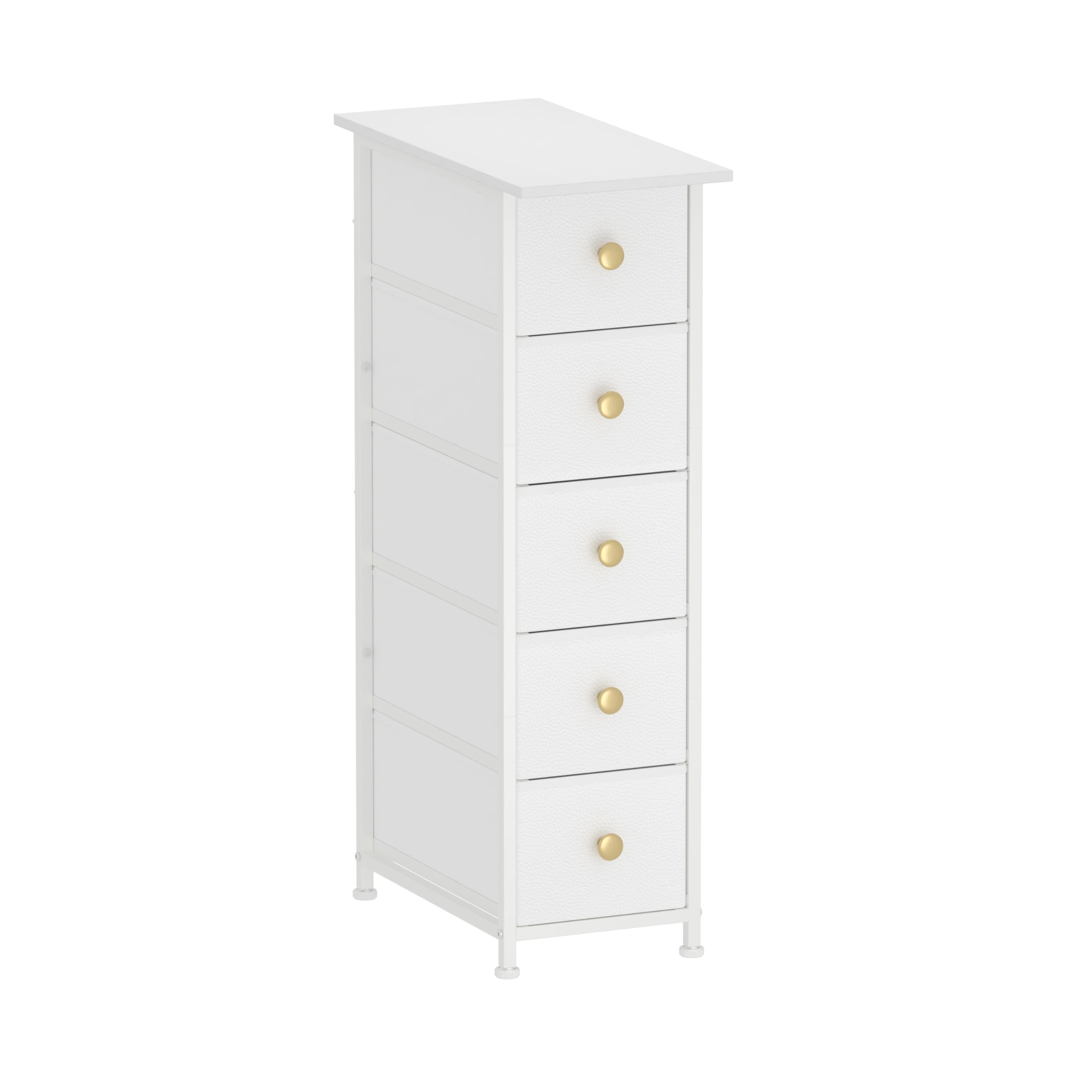 GiftGo Narrow Dresser Cabinet Vertical Slim Dresser Chest of Drawers ...
