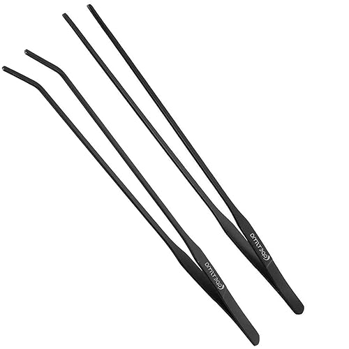 15" Aquarium Tweezers, Anti-rust Long Aquascaping Tools, Stainless ...