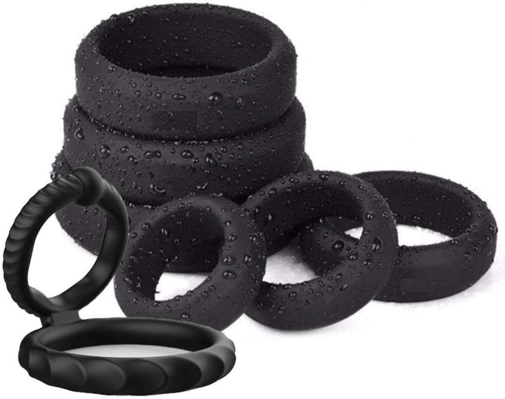 Amazon.com: Smooth Pêňis Ring for Men 5 Pcs Cook Ring Set Manual ...