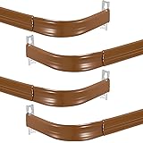 Amazon.com: Wesiti 4 Packs Curtain Single Rods for Windows Adjustable ...