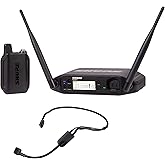 Amazon.com: Shure GLXD24+/SM58 Dual Band Pro Digital Wireless Microphone System - 12-Hour ...